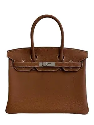 Hermès Birkin Togo Leather Palladium Hardware - Brown