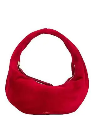 Khaite Olivia Mini Hobo Bag - Ruby