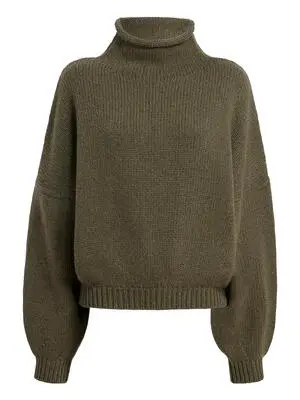 KHAITE Khaite Juniper Cashmere Roll Neck Sweater