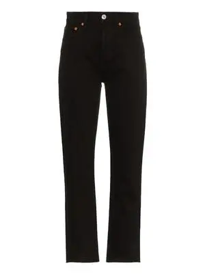 RE/DONE 70s Stove Pipe Jeans - Black