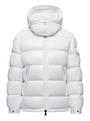 Moncler Maire Hooded Short Down Jacket - White