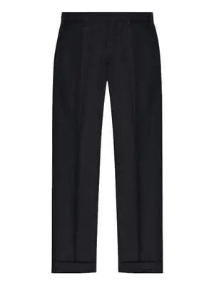Dries Van Noten Straight Leg Tailored Pants With Pockets - No