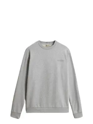 Woolrich Macro Logo Sweatshirt - Medium Gray