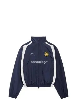 Balenciaga Balenciaga Zip-Up Track Jacket Navy Blue
