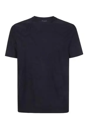 Emporio Armani Short-sleeve Crewneck T-shirt - Black