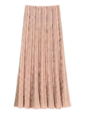 ULLA JOHNSON Ulla Johnson Clio Textured Knit Midi Skirt