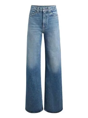 Khaite Dane Wide-leg Jeans - Indigo