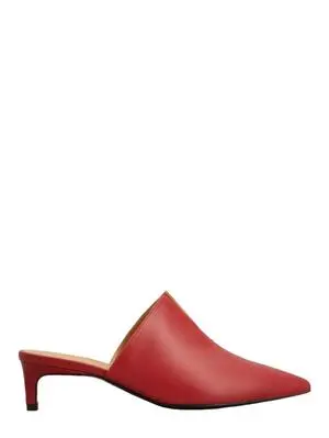 TOD'S Pointed-toe Mules In Nappa Leather - Red