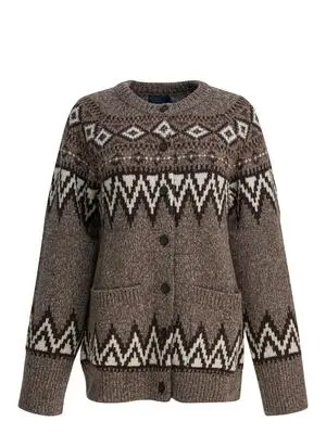 Polo Ralph Lauren Fair Isle Jacquard Cardigan - Multicolour
