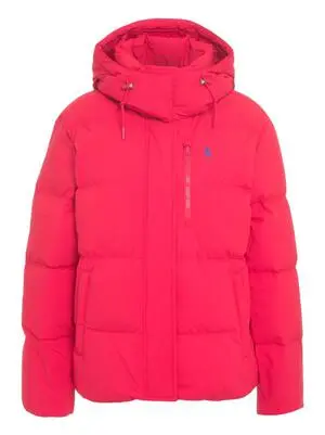 Polo Ralph Lauren Quilted Hooded Down Jacket - Red