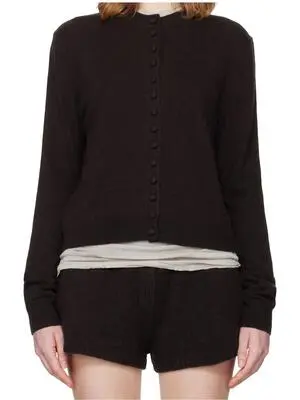 LISA YANG Wilona Cashmere Cardigan - Black