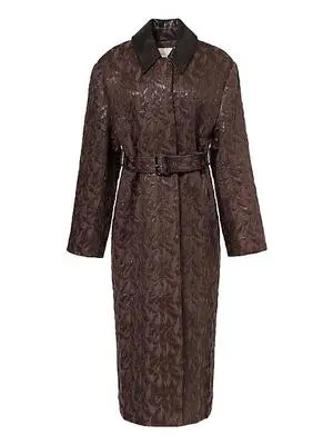 Camilla And Marc Rennick Oversized Woven Coat - Chocolate