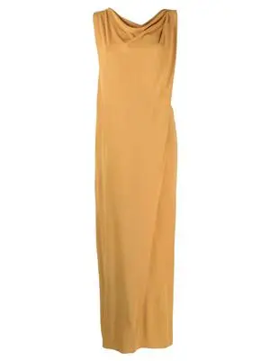Alberta Ferretti Sleeveless Cut-out Maxi Dress - Neutrals
