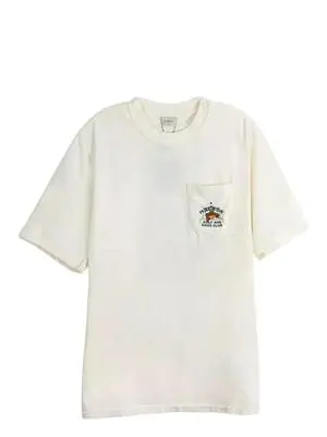 MALBON Vista Bass Club Graphic-print Chest-pocket T-shirt - Neutrals