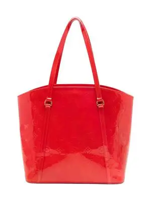 LOUIS VUITTON Monogram Vernis Avalon Gm Shoulder Bag - Red