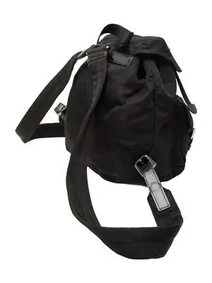 Prada Tessuto Drawstring Backpack - Black
