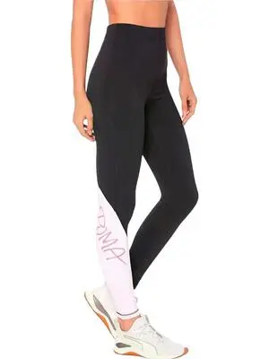 PUMA Logo-print Leggings - Black