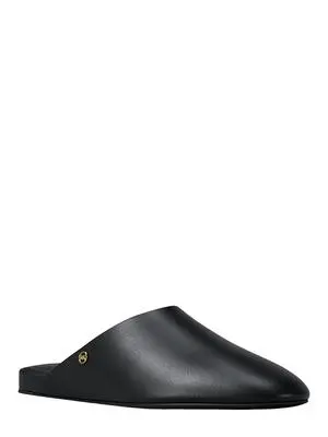 Michael Kors Cady Leather Mule - Black
