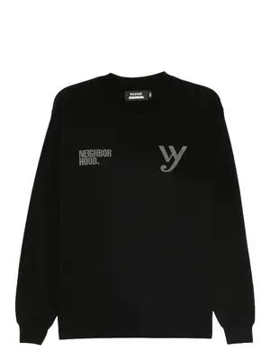 Yohji Yamamoto X Neighborhood Long-sleeved T-shirt - Black