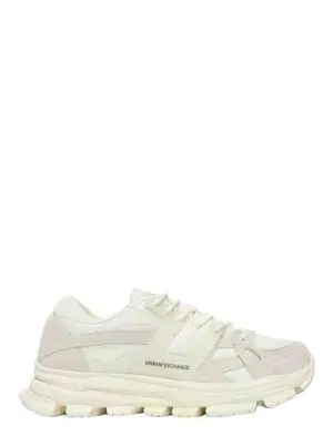 Armani Exchange Panelled Chunky Sole Sneakers - Neutrals
