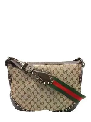 Gucci Gg Canvas Sherry Line Shoulder Bag - Neutrals