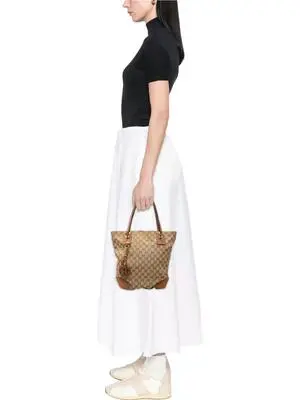Gucci Gg Charm Tote Bag - Neutrals
