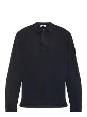 Stone Island Logo Patch Sweater - Blue