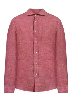 Brunello Cucinelli Button-down Linen Shirt - Red