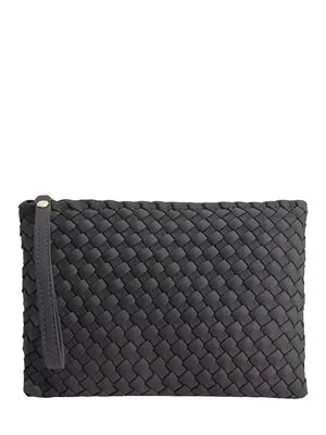 MARREA Woven Clutch Bag - Grey