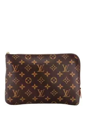 LOUIS VUITTON Monogram Canvas Etui Voyage Pm Pouch - Brown