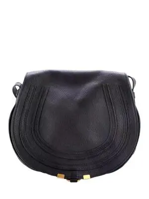 Chloé Marcie Saddle Bag - Black