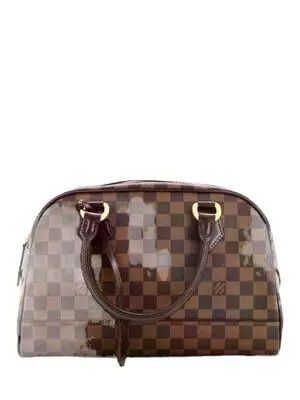 LOUIS VUITTON Duomo Boston Bag Damier Handbag - Brown
