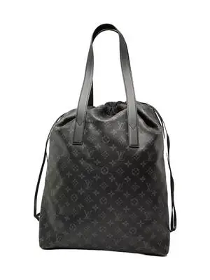 LOUIS VUITTON Monogram Eclipse Cabas Light Tote Bag - Black