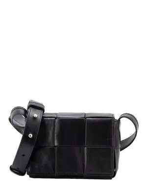BOTTEGA VENETA Bottega Veneta Cassette Maxi Intrecciato Leather Candy Crossbody Bag