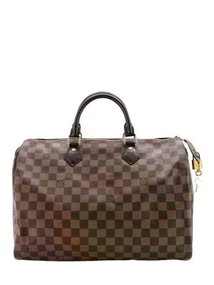 LOUIS VUITTON Speedy Bandouliere Satchel - Brown