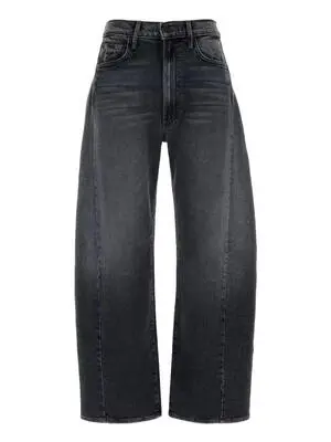 MOTHER The Half Pipe Flooded Wide-leg Jeans - Grey