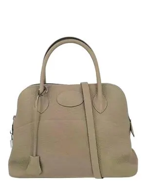 Hermès Bolide 31 Leather Handbag - Neutrals