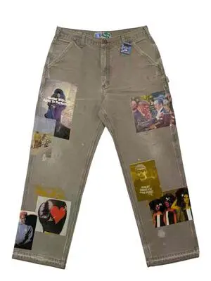 BETTER WITH AGE Patchwork Distressed Jeans - Grey