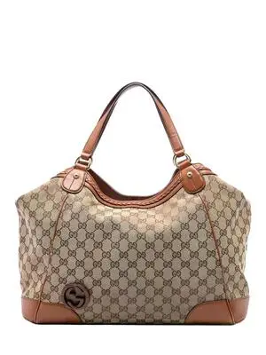 Gucci Gg Canvas Brick Lane Tote Bag - Neutrals