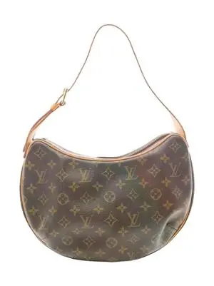 LOUIS VUITTON Monogram Croissant Shoulder Bag - Brown
