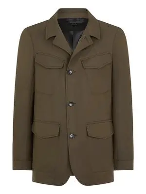 TOM FORD Cotton-blend Field Jacket - Green