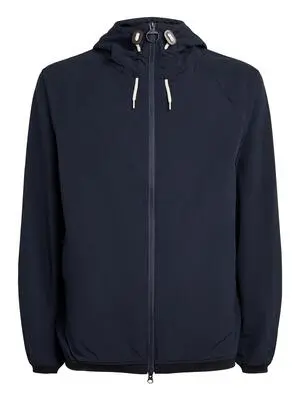 Barbour Waterproof Hooded Jacket - Navy