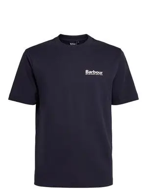 Barbour Cotton Logo T-shirt - Navy