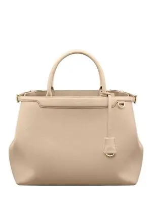 MAISON DE SABRE Large Palais Leather Shoulder Bag - Neutrals
