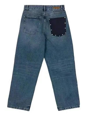 Essentiel Antwerp Jansen Stud-embellished Distressed Jeans - Blue
