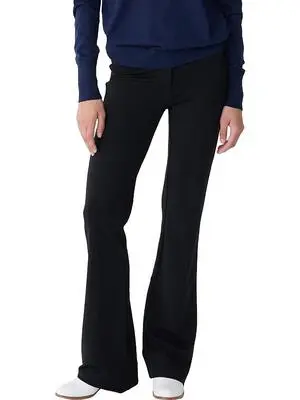 CALLAS MILANO Jules Stretch Jersey Fit And Flare Pant - Black