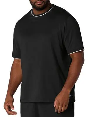 REEBOK Big & Tall Performance Crewneck T-shirt - Black