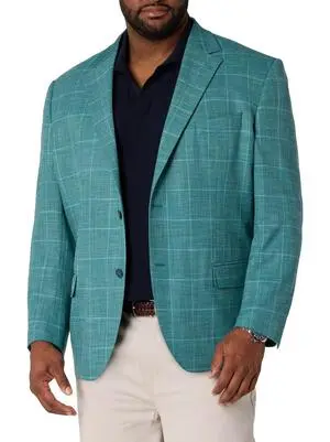OAK HILL BY DXL Oak Hill By DXL Textured Windowpane Sport Coat