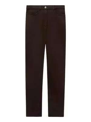 Another Tomorrow Slim-fit Jeans - Brown