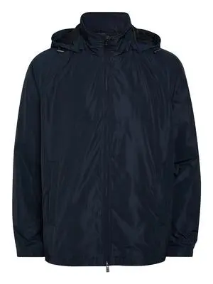 BOSS Carlen Hooded Shell Jacket - Navy